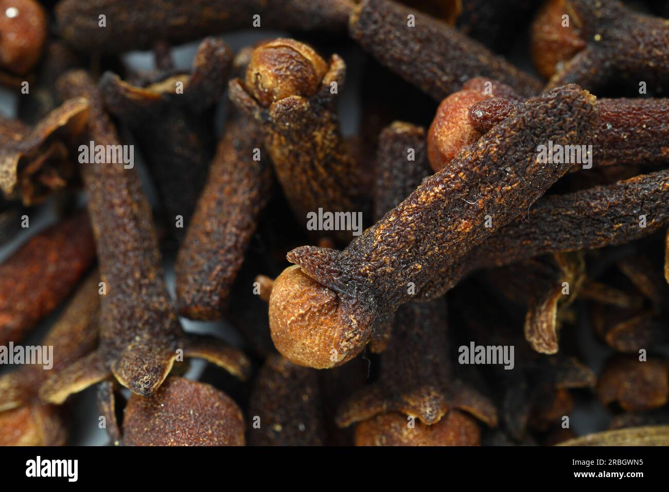 Dry spice cloves background and texture, top view flat lay cloves spice ...