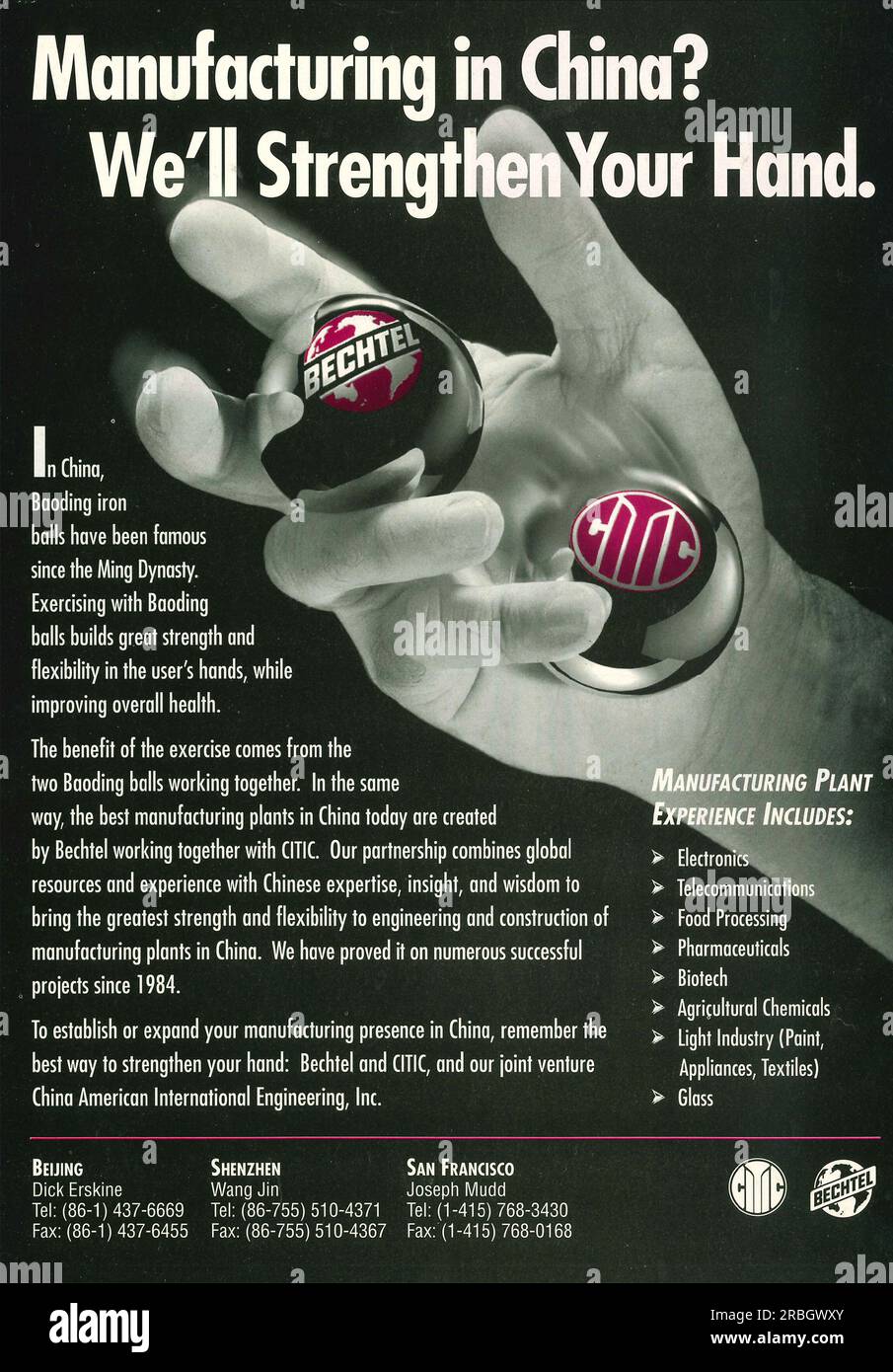 Bechtel Engineering company, manufacturing plants, manufacturing in ...