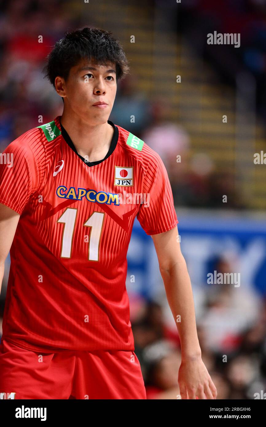 Pasay City, Philippines. 7th July, 2023. Shoma Tomita (JPN) Volleyball ...