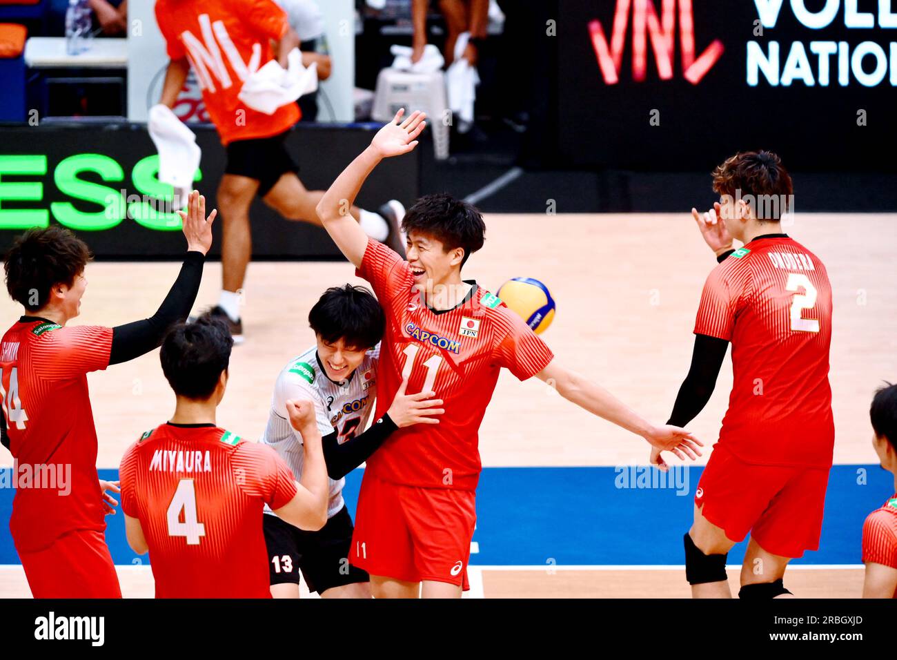 Pasay City, Philippines. 7th July, 2023. Shoma Tomita (JPN) Volleyball : FIVB Volleyball Nations ...