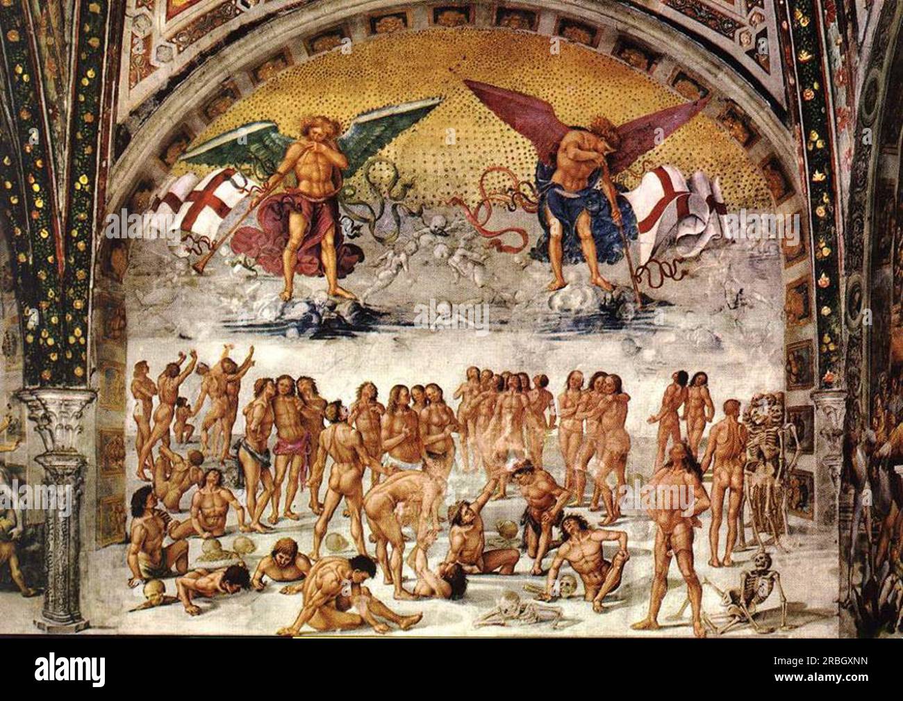 Resurrection of the Dead 1502 by Luca Signorelli Stock Photo - Alamy