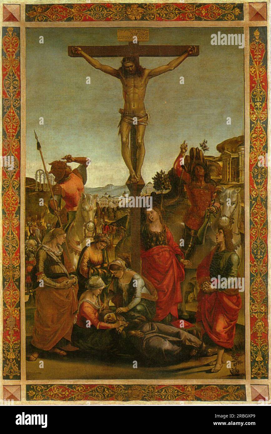 The Crucifixion 1494 by Luca Signorelli Stock Photo - Alamy