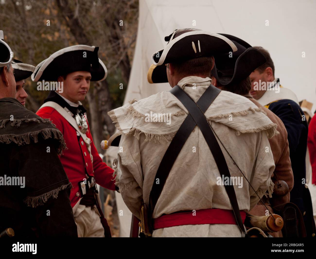 Revolutionary War Reenactment Stock Photo - Alamy