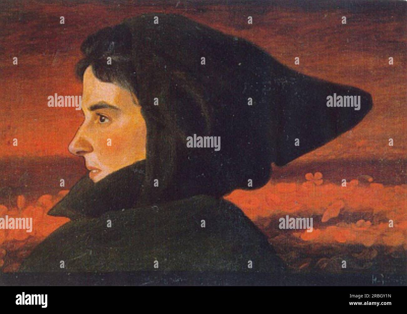 Woman 1890 by Hugo Simberg Stock Photo - Alamy