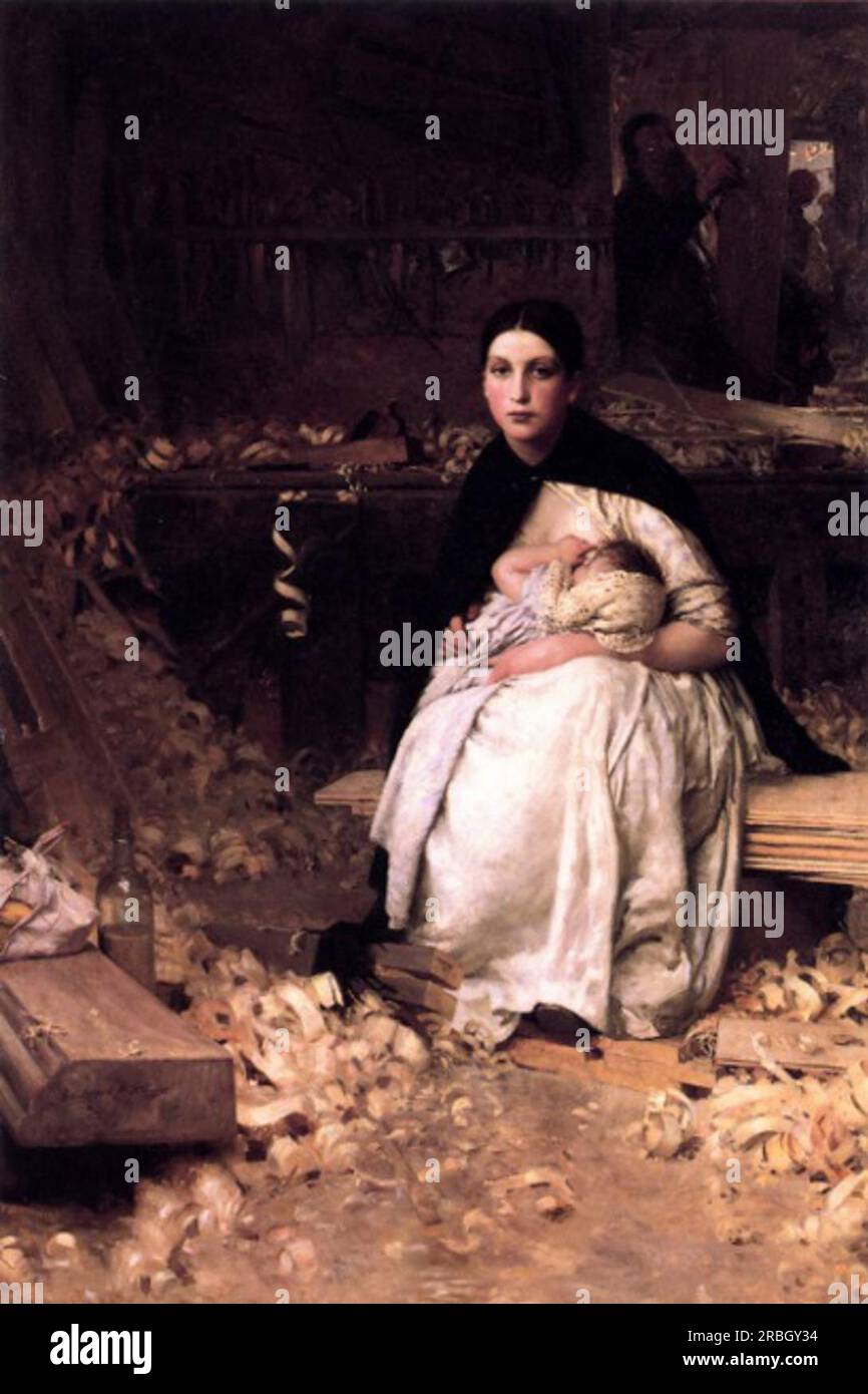 Classical painting mother child hi-res stock photography and images - Alamy