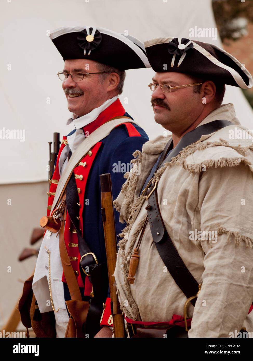 Revolutionary War Reenactment Stock Photo - Alamy