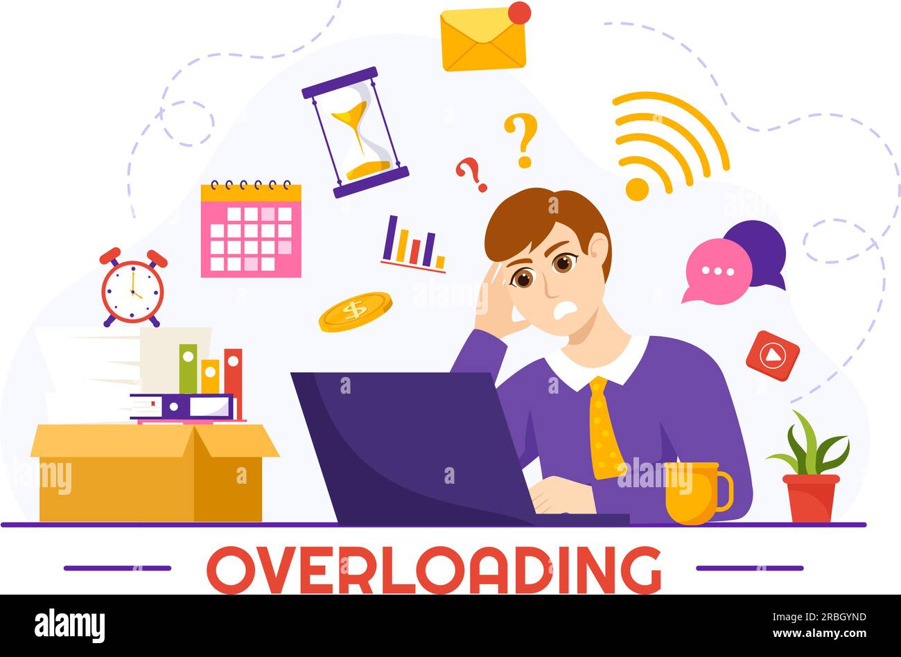 Overloading Stock Vector Images - Alamy
