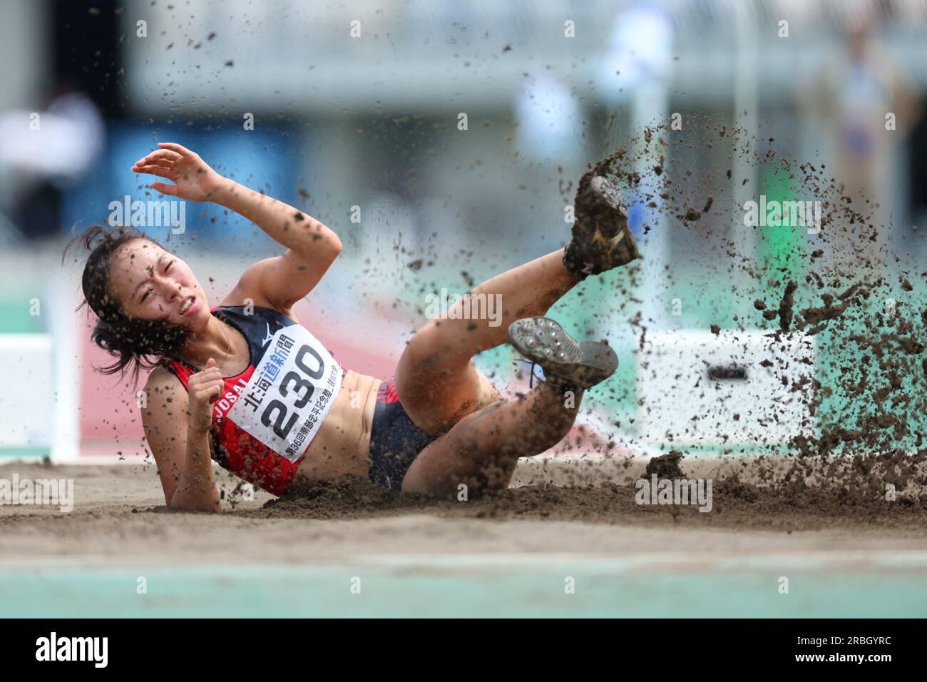 Hokkaido, Japan. 9th July, 2023. Ion Kondo Athletics : The 36th Chuhei Nambu Memorial Athletics ...