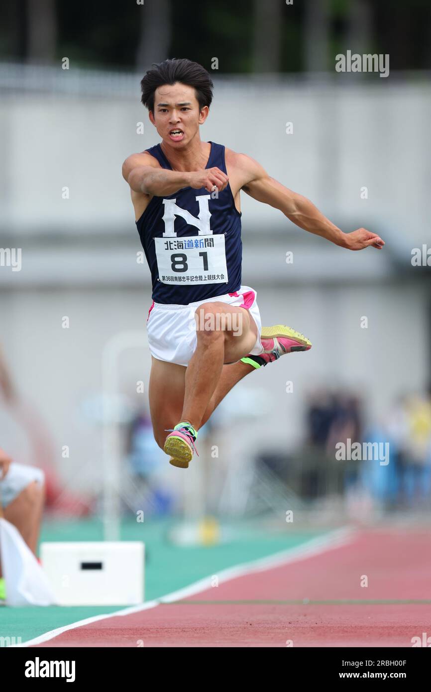 Hokkaido, Japan. 9th July, 2023. Koki Kawanishi Athletics : The 36th Chuhei Nambu Memorial ...
