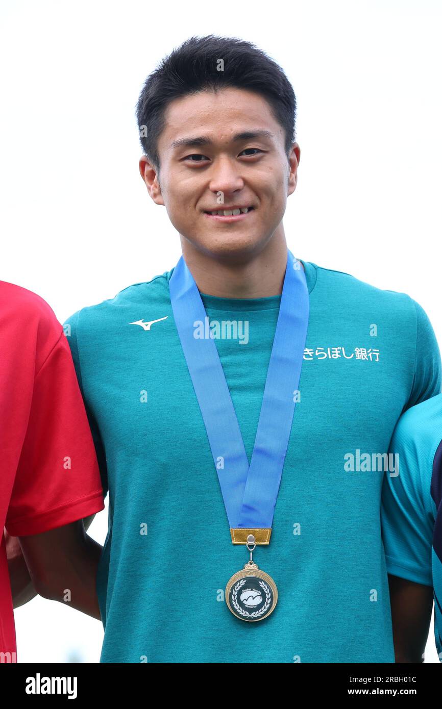 Hokkaido, Japan. 9th July, 2023. Shingo Sawa Athletics : The 36th Chuhei Nambu Memorial ...