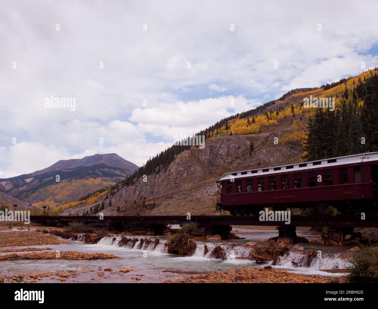 Narrow Gauge Train Stock Photo - Alamy