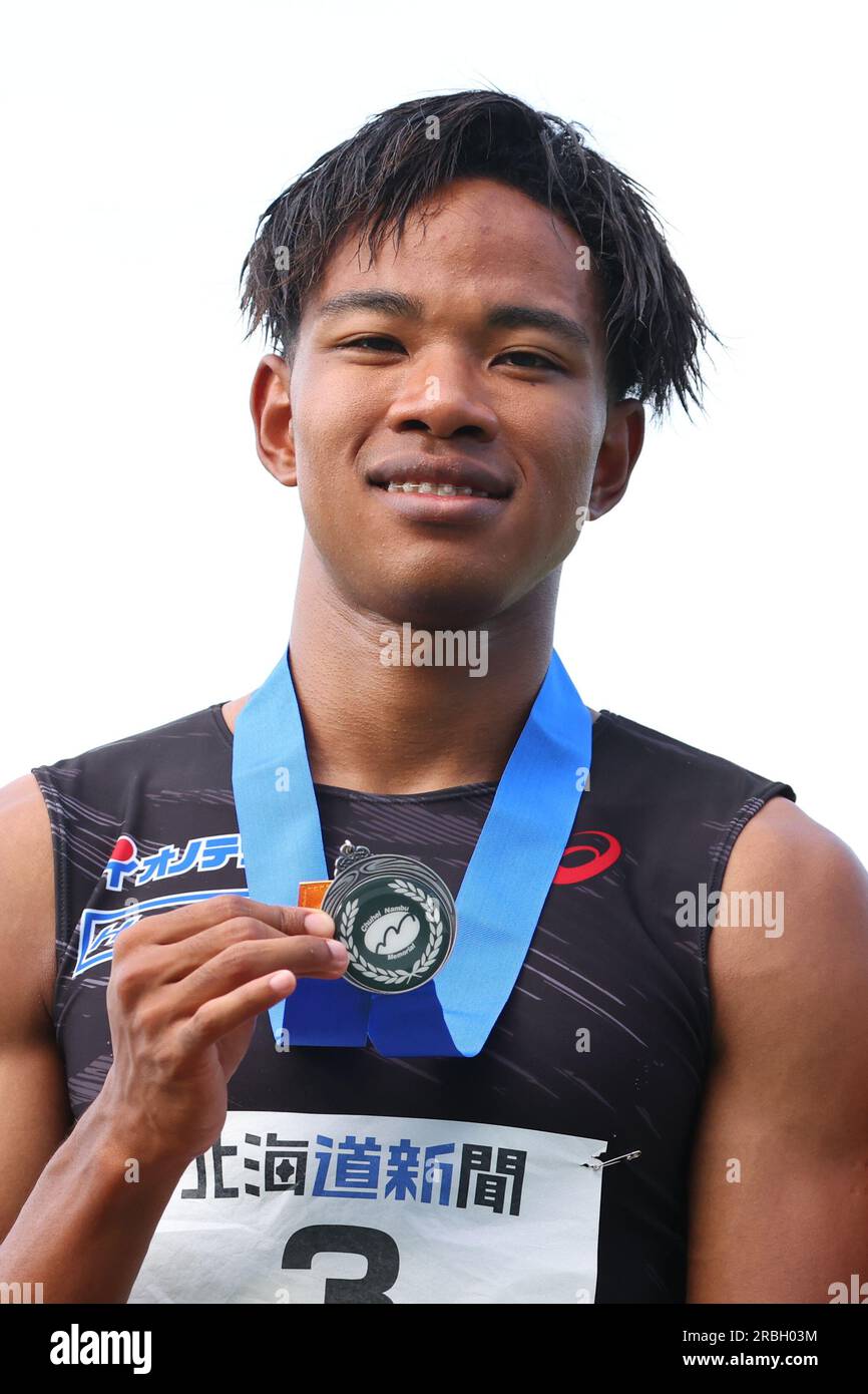 Hokkaido, Japan. 9th July, 2023. Taju Hongo Athletics : The 36th Chuhei Nambu Memorial Athletics ...