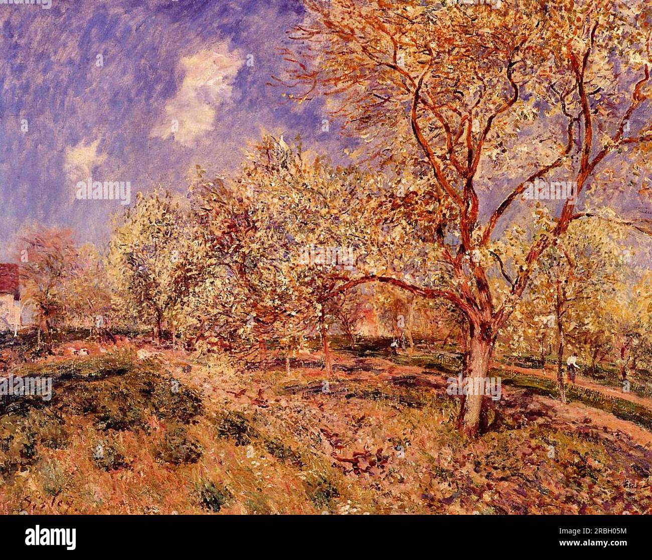 Spring scene 19th century hi-res stock photography and images - Alamy