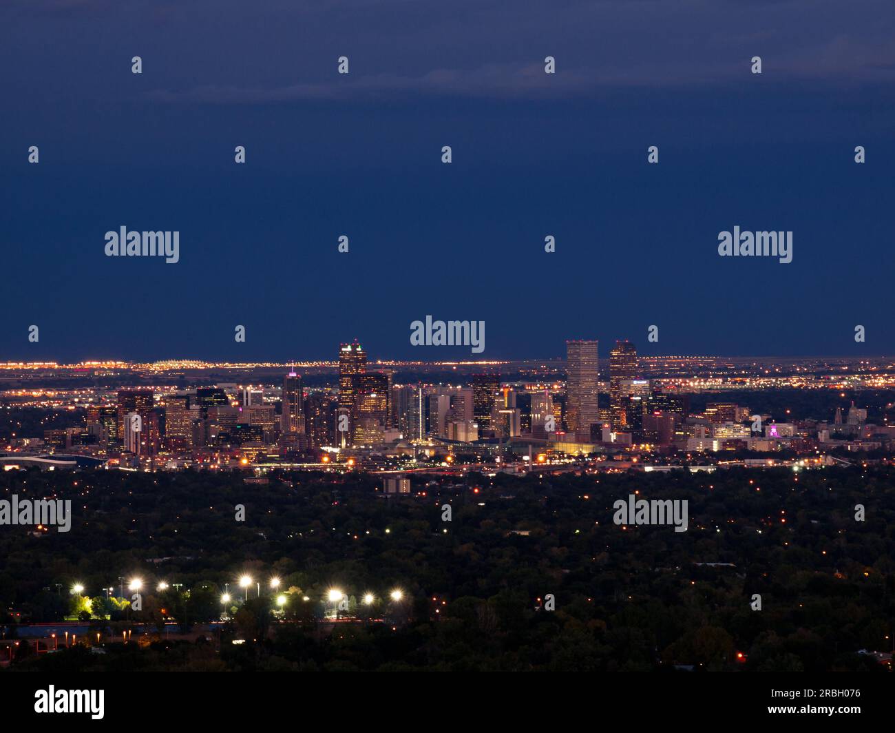 Aerial of denver airport hi-res stock photography and images - Alamy