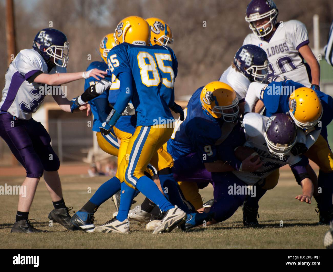High School Football Stock Photo - Alamy