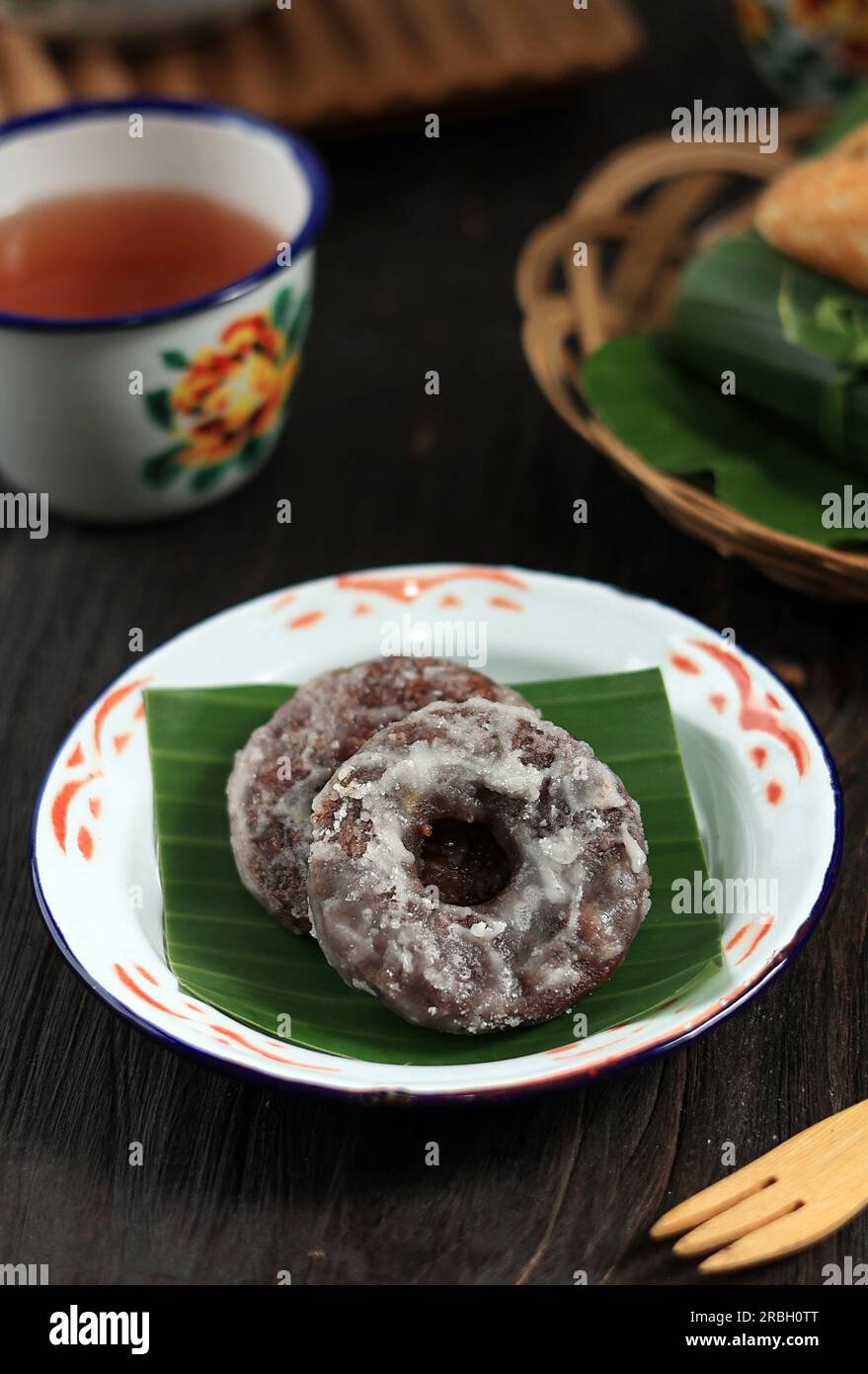 Jalabria or Jalabiya, Donut Ring Shape Snack made from Sticky Rice ...