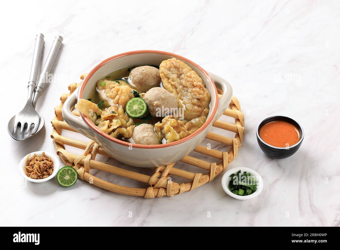 Baso Aci Cuanki Meat Balls Soup or Baso Cuanki, Indonesia Popular ...