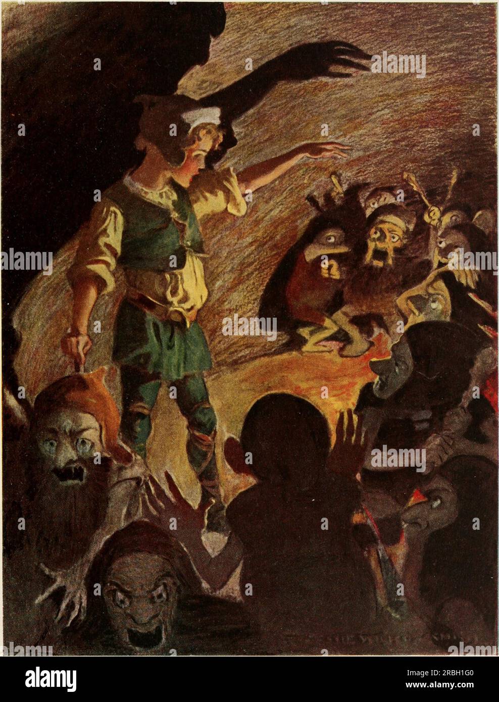 The Princess and the Goblin 1920 by Jessie Willcox Smith Stock Photo ...