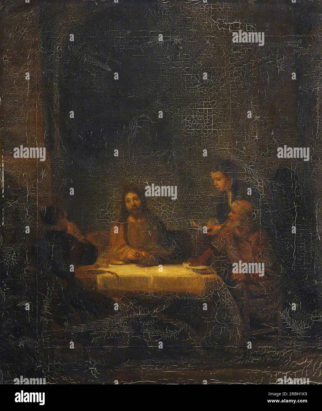 Rembrandt supper emmaus painting hi-res stock photography and images ...