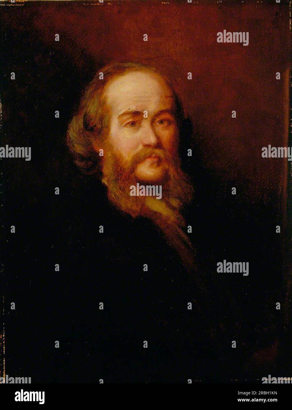 Self Portrait 1860 by Thomas Stuart Smith Stock Photo - Alamy