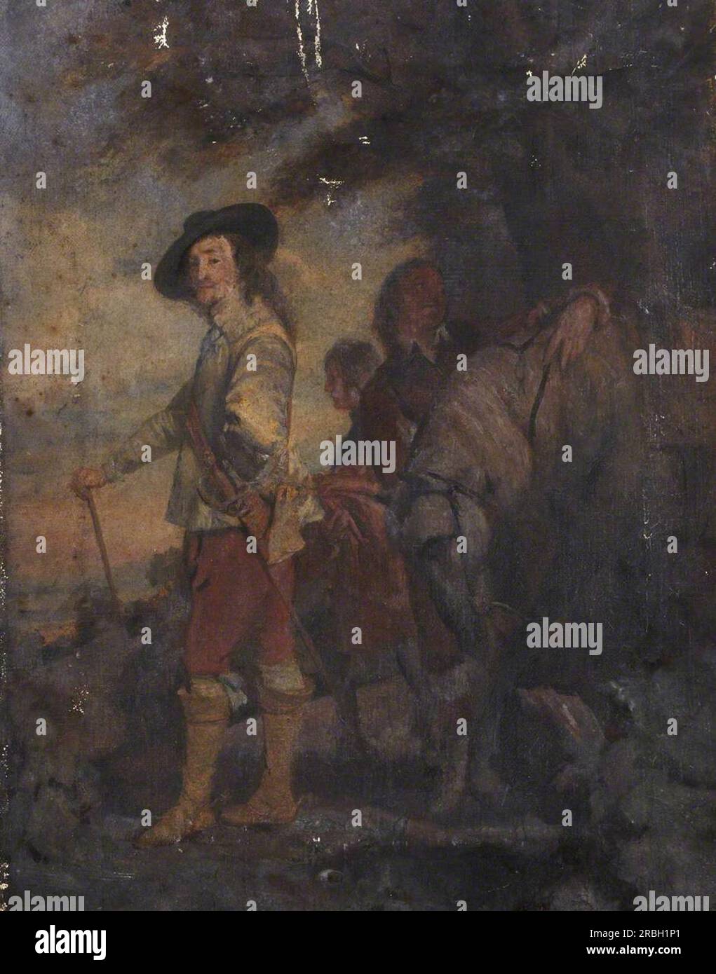 Charles I (after Anthony Van Dyck) by Thomas Stuart Smith Stock Photo ...