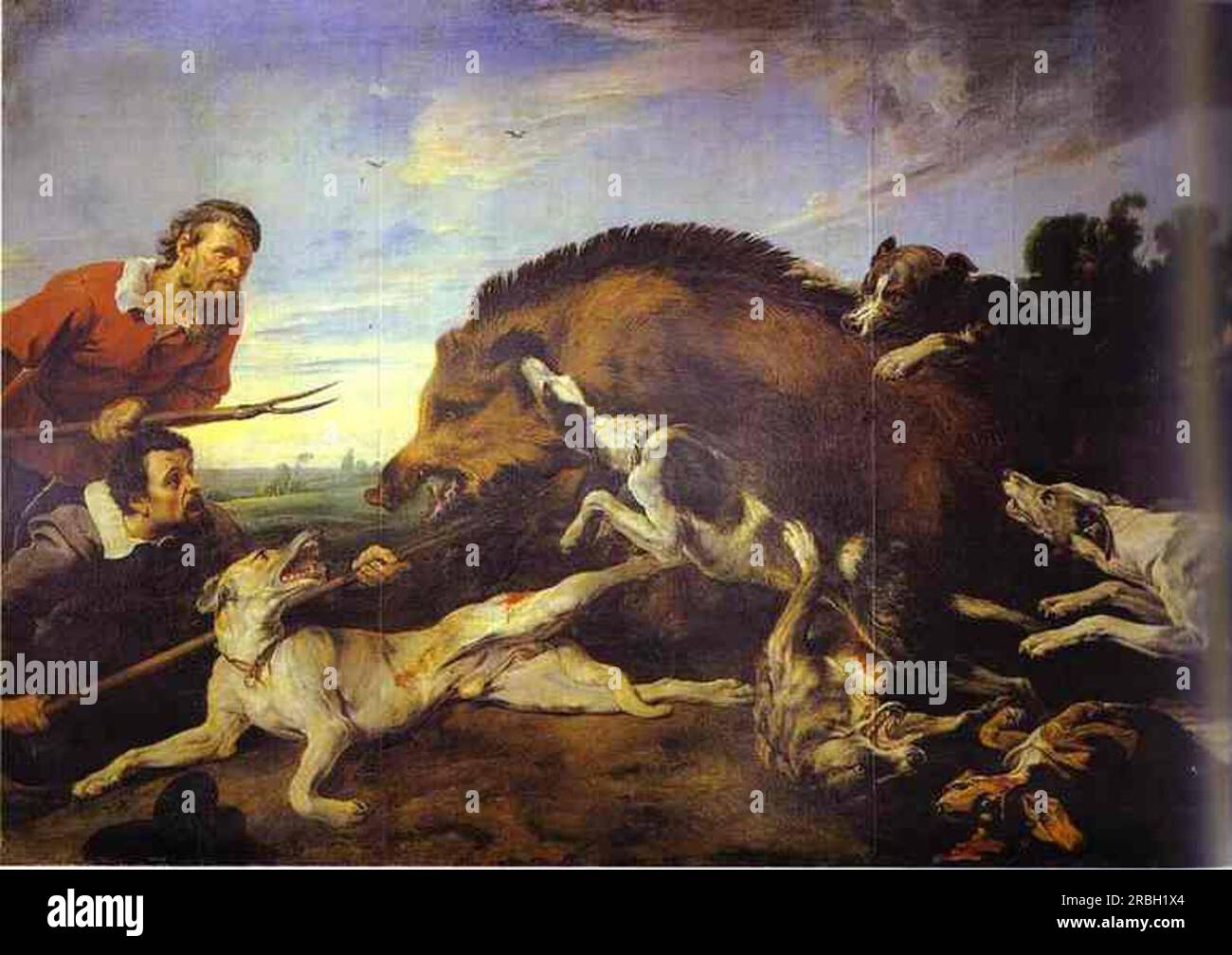 Frans snyders a boar hunt hi-res stock photography and images - Alamy