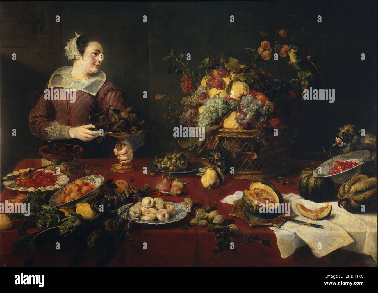 Baroque painting fruit hi-res stock photography and images - Alamy