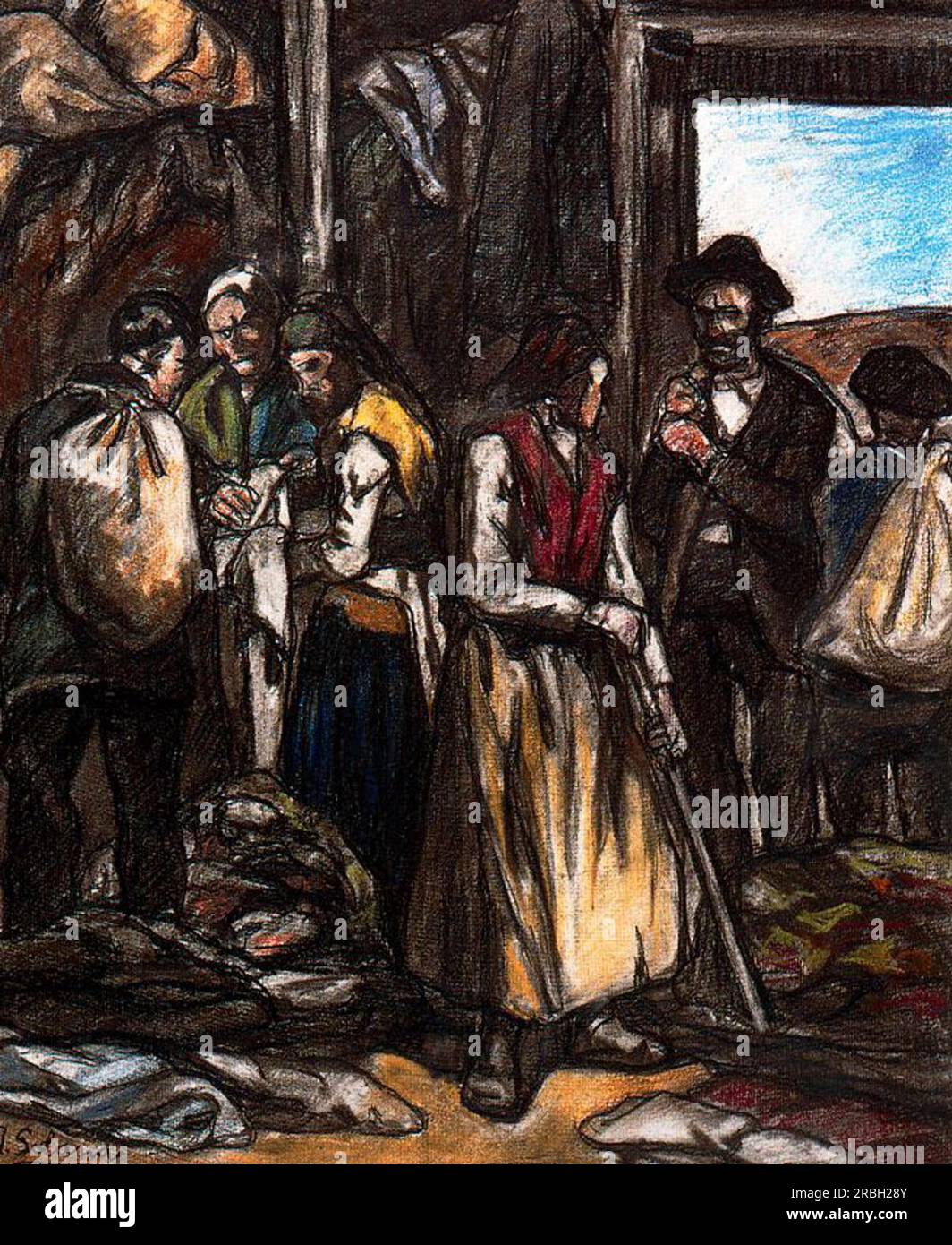 The Scavengers 1926 by Jose Gutierrez Solana Stock Photo - Alamy