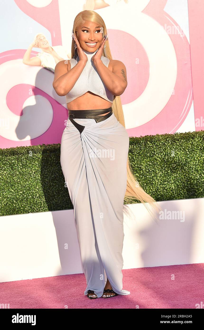 Los Angeles, USA. 09th July, 2023. Nicki Minaj arriving at Warner Bros ...