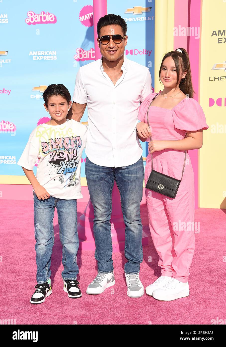 Los Angeles, USA. 09th July, 2023. Mario Lopez, Gia Lopez and Dominic ...