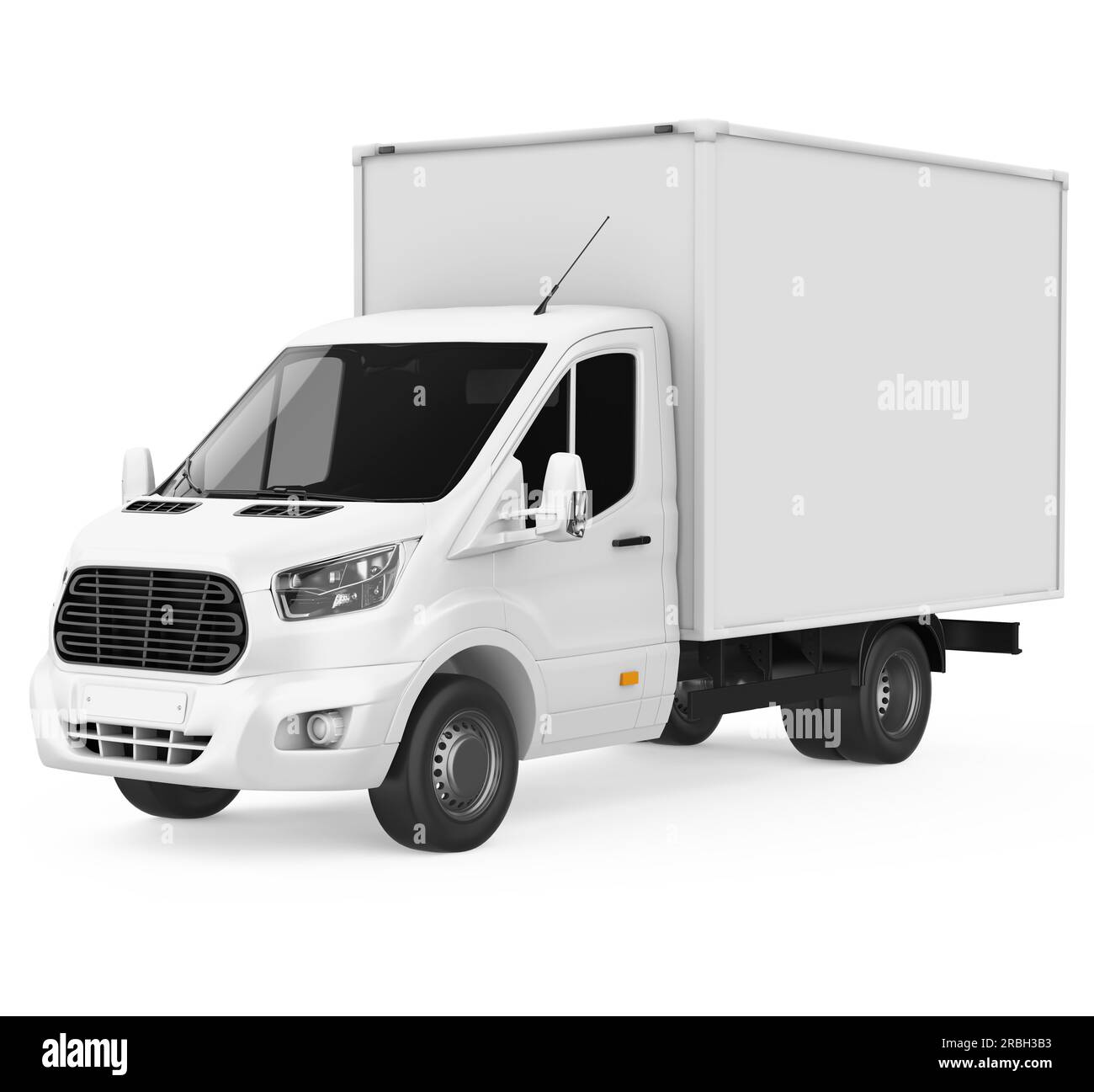 Delivery Van Isolated Stock Photo - Alamy