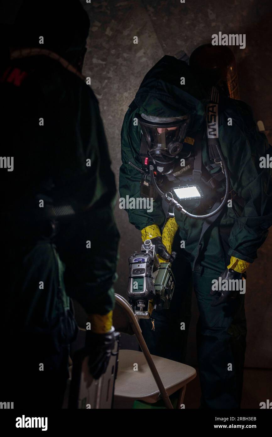 Members of the 47th Weapons of Mass Destruction-Civil Response Team ...