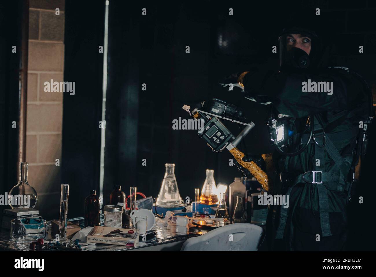 from a mock narcotics laboratory during ORCA 23 at the Anchorage Fire ...