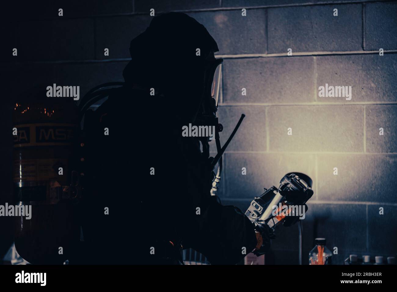 A member of the 47th Weapons of Mass Destruction-Civil Response Team ...