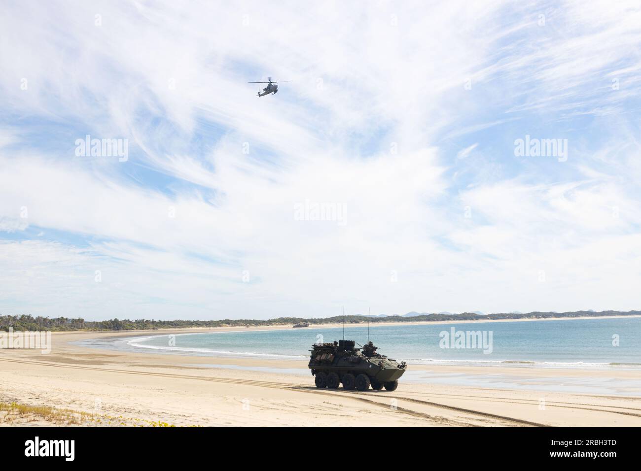 U.S Marines with 3rd Light Armored Reconnaissance Battalion, 31st ...