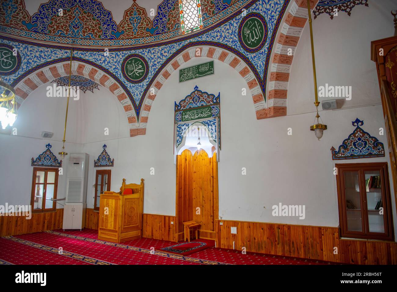 Mihrab of Tekke Camii Mosque in Haji Bektash Veli Complex. The building ...