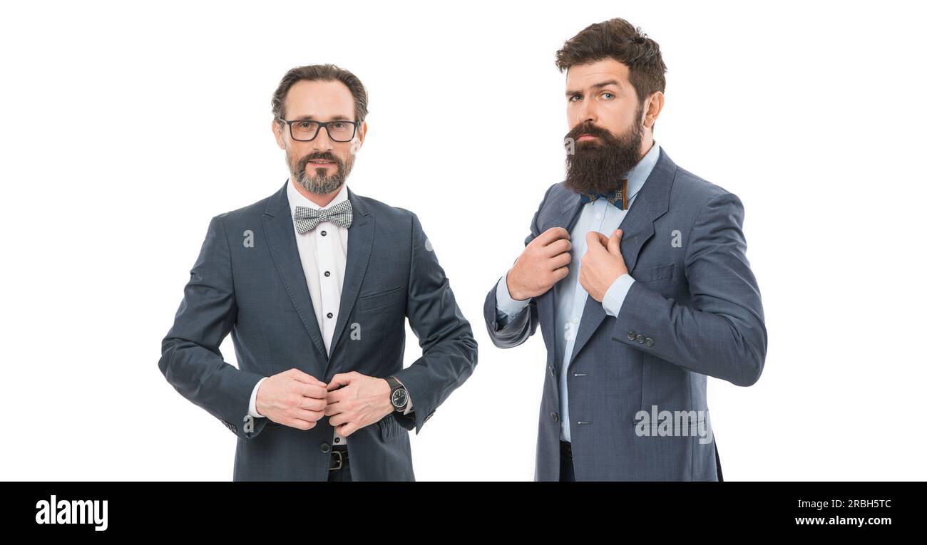 Business meeting. Cooperation in action. Inspired to work. Men bearded ...