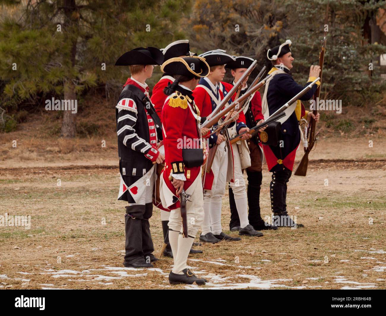 Revolutionary War Reenactment Stock Photo - Alamy
