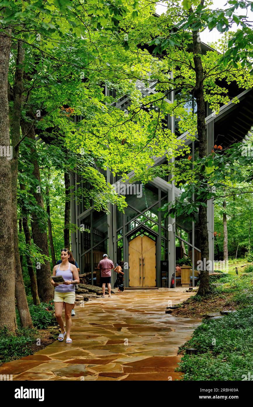 Thorncrown Chapel is an example of architecture designed to blend with ...