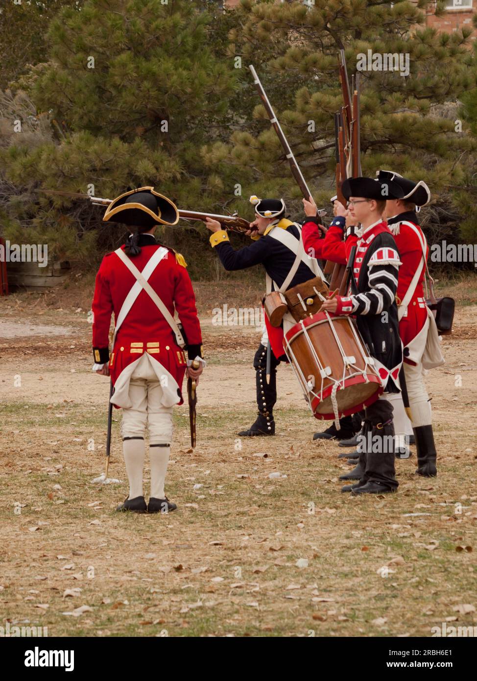 Revolutionary War Reenactment Stock Photo - Alamy