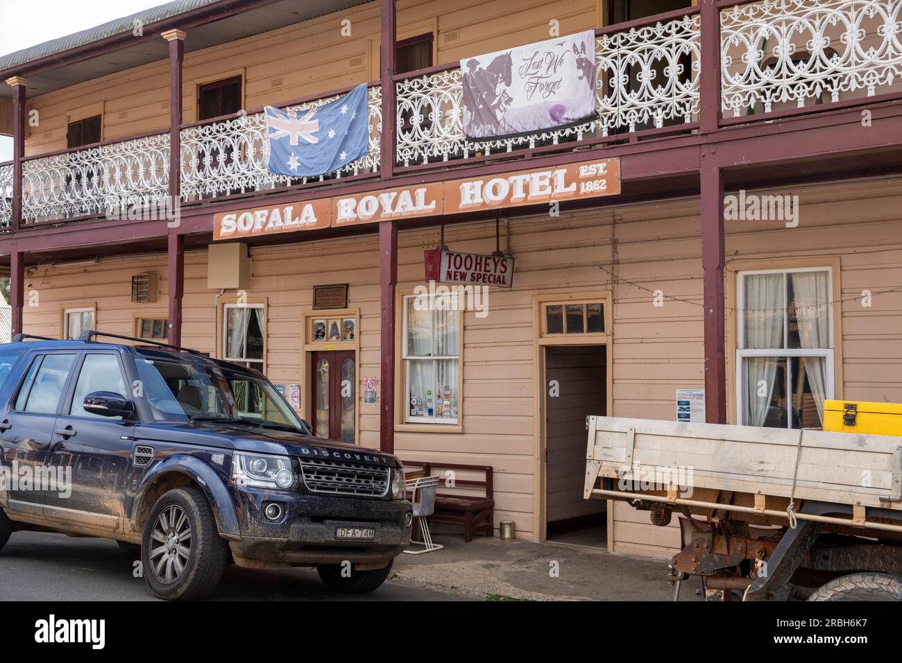 July 2023, Sofala Royal hotel public house founded in 19th century during the gold mining rush ...