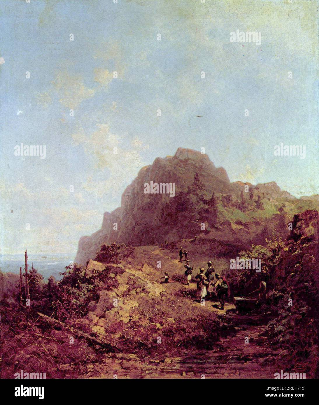 Mountain Hike (Trip to Duke Stand) c.1870; Germany by Carl Spitzweg ...