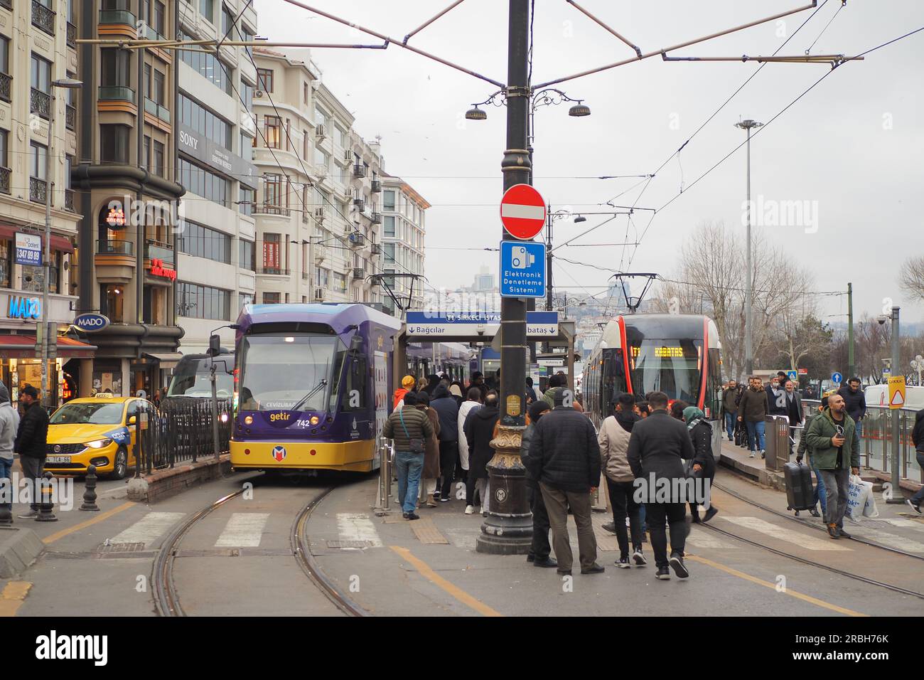 Istanbullight Turkey Istanbul 1 June 2023. Istanbul Light Train Metro