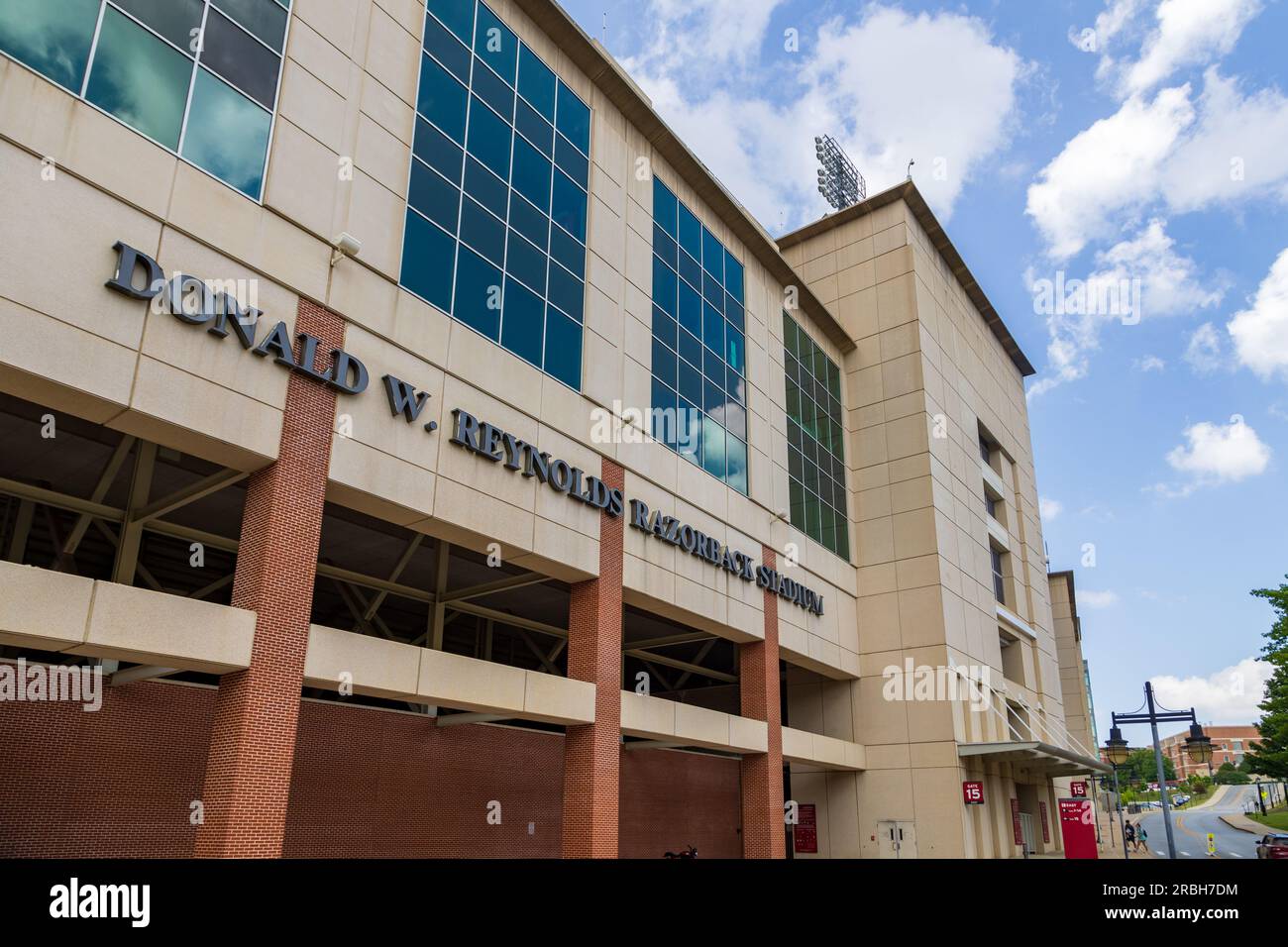 Fayetteville, AR - May 9, 2023: Donald W. Reynolds Razorback Stadium ...