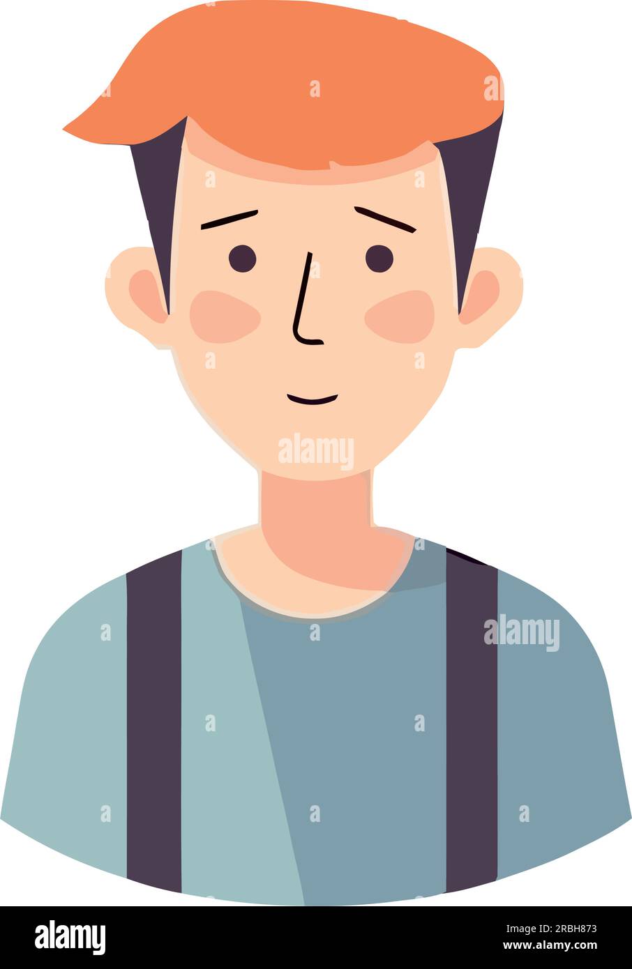 Smiling avatar of handsome young man Stock Vector Image & Art - Alamy