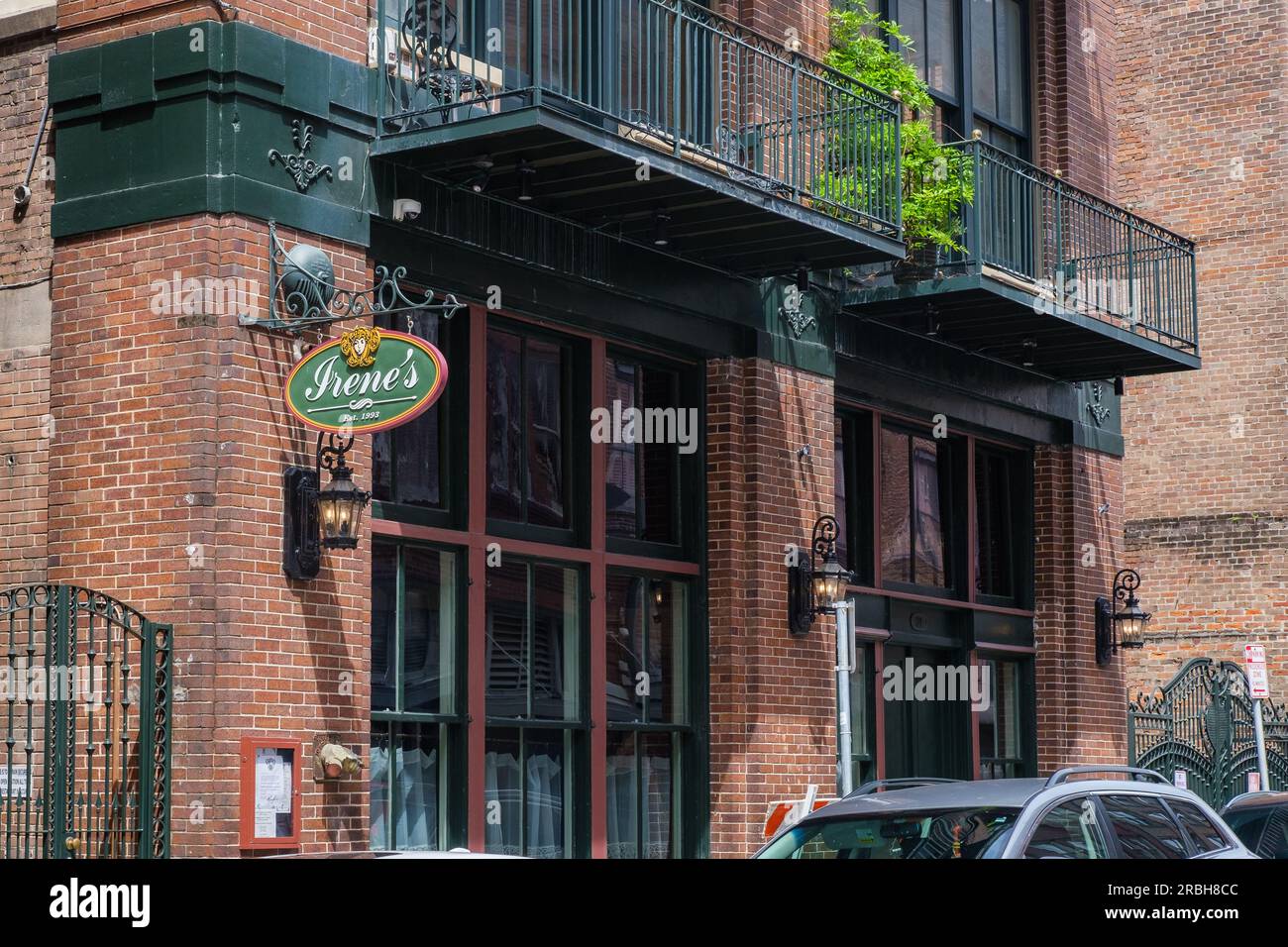 NEW ORLEANS, LA, USA - JULY 9, 2023: Irene's Restaurant on Bienville ...