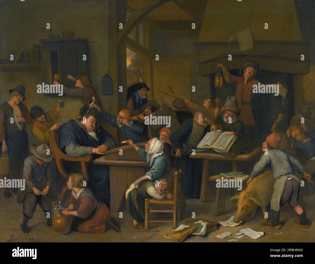 Schoolroom dutch painting hi-res stock photography and images - Alamy