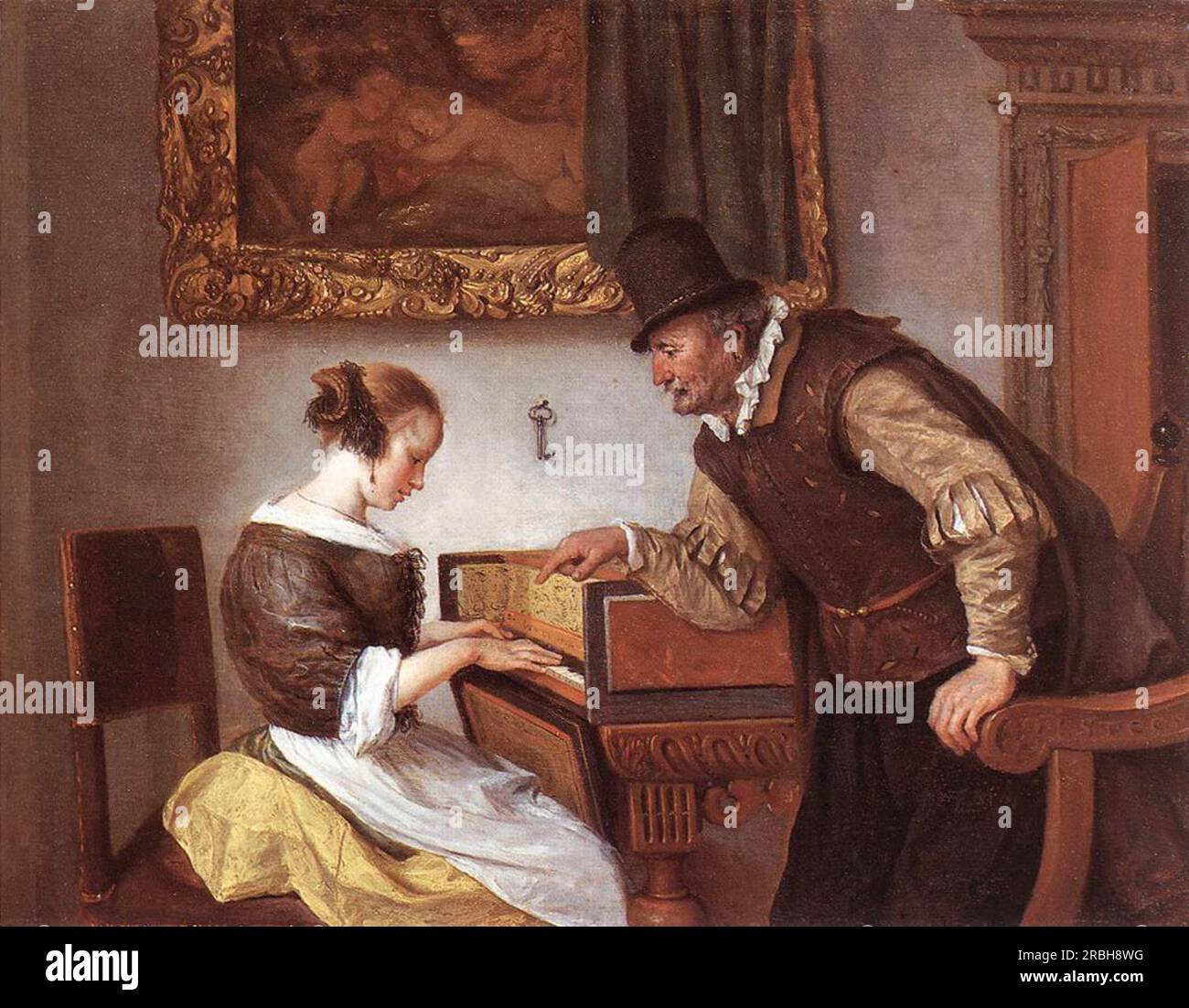 Jan steen lesson hi-res stock photography and images - Alamy