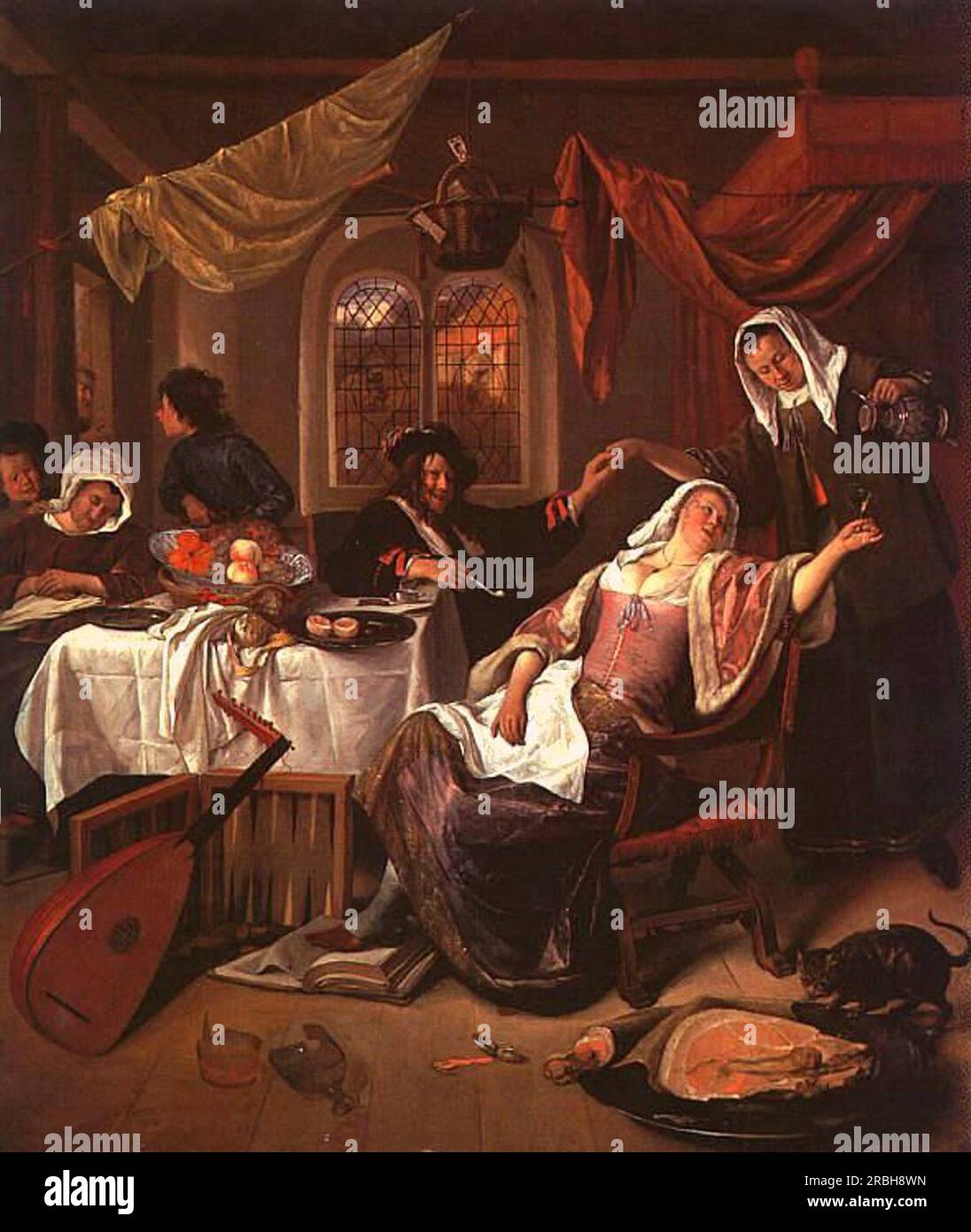 Jan steen dissolute hi-res stock photography and images - Alamy