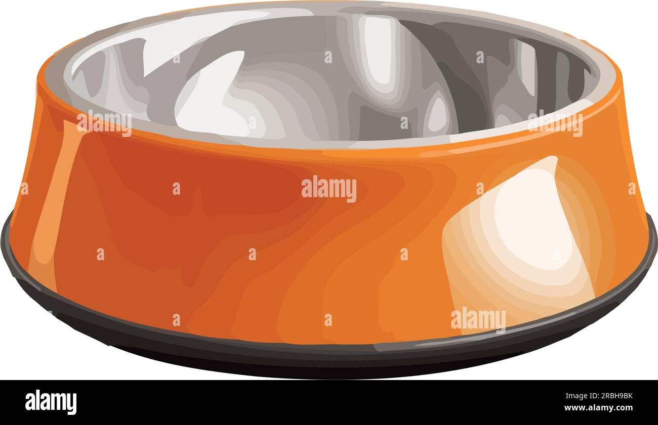 Bowl meat dog food Stock Vector Images - Alamy